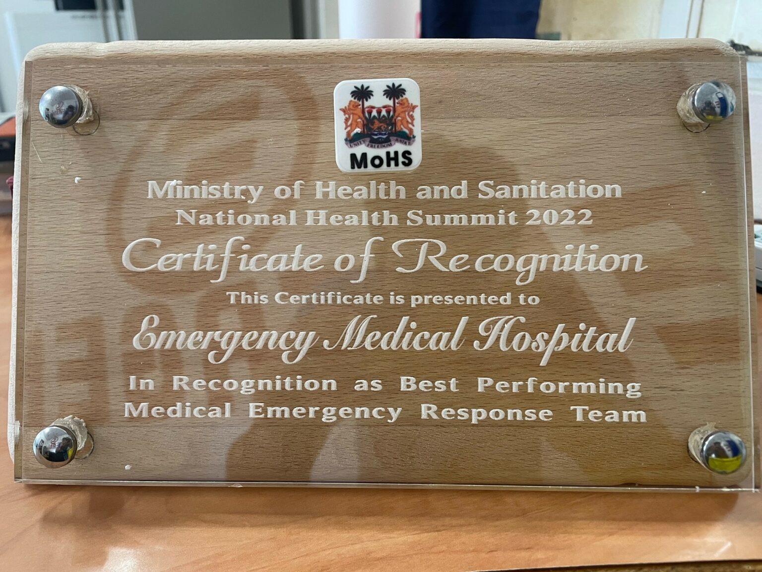 "Best Performing Medical Emergency Response Team" | EMERGENCY